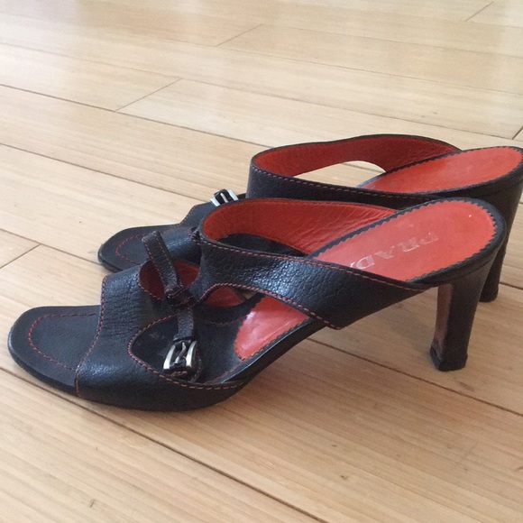 Prada | Shoes | Prada Womens Slides | Poshmark